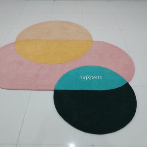 Modern Geometric Odd Shape Area Rug for Living Room Bedroom - Etsy