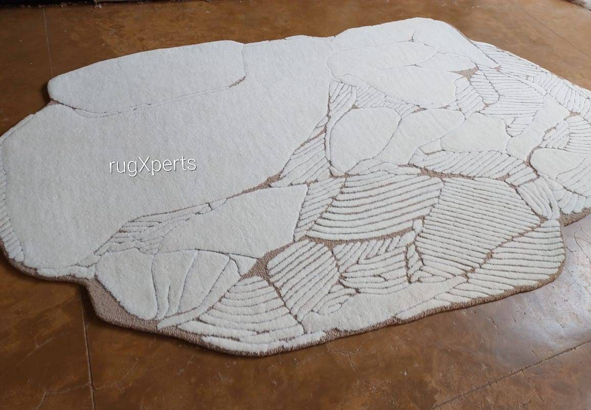 Premium Quality Modern Abstract Odd Shape Area Rug for Living Room ...