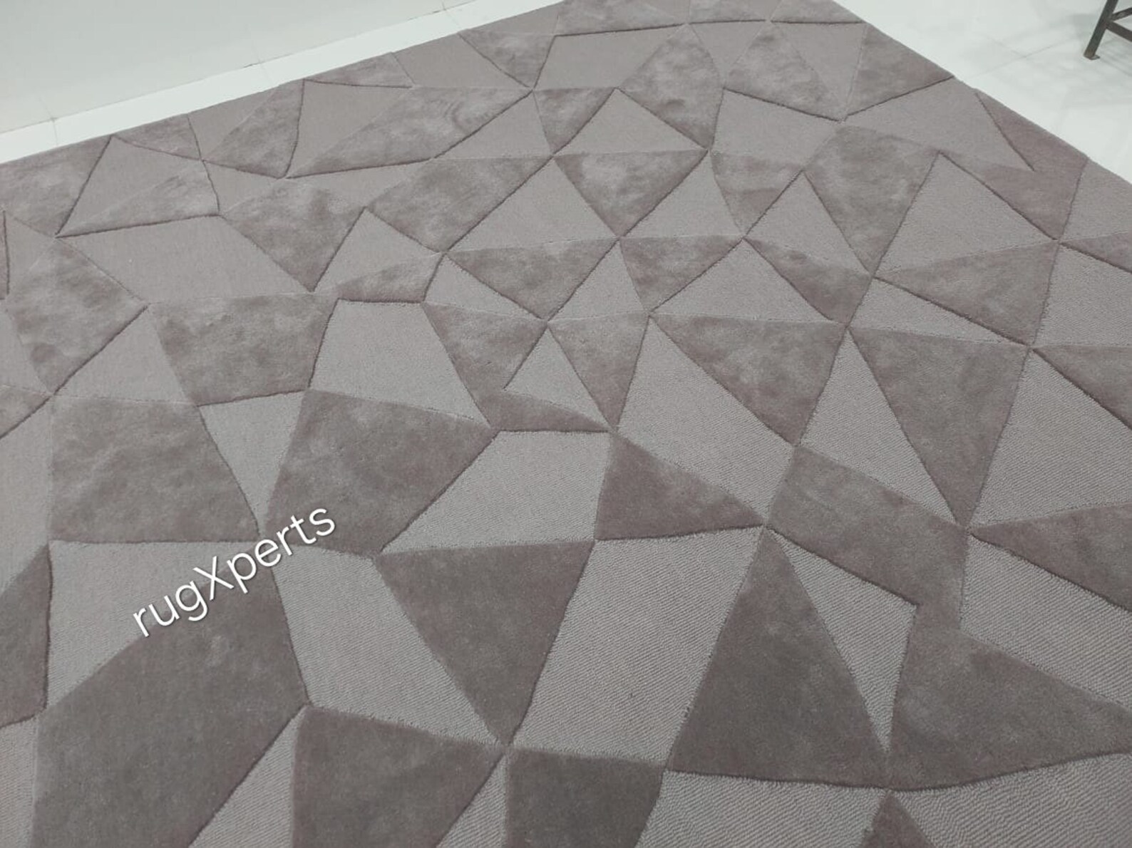 Modern Abstract Loop Cut Handmade Area Rug for Living Room , Bedroom ...
