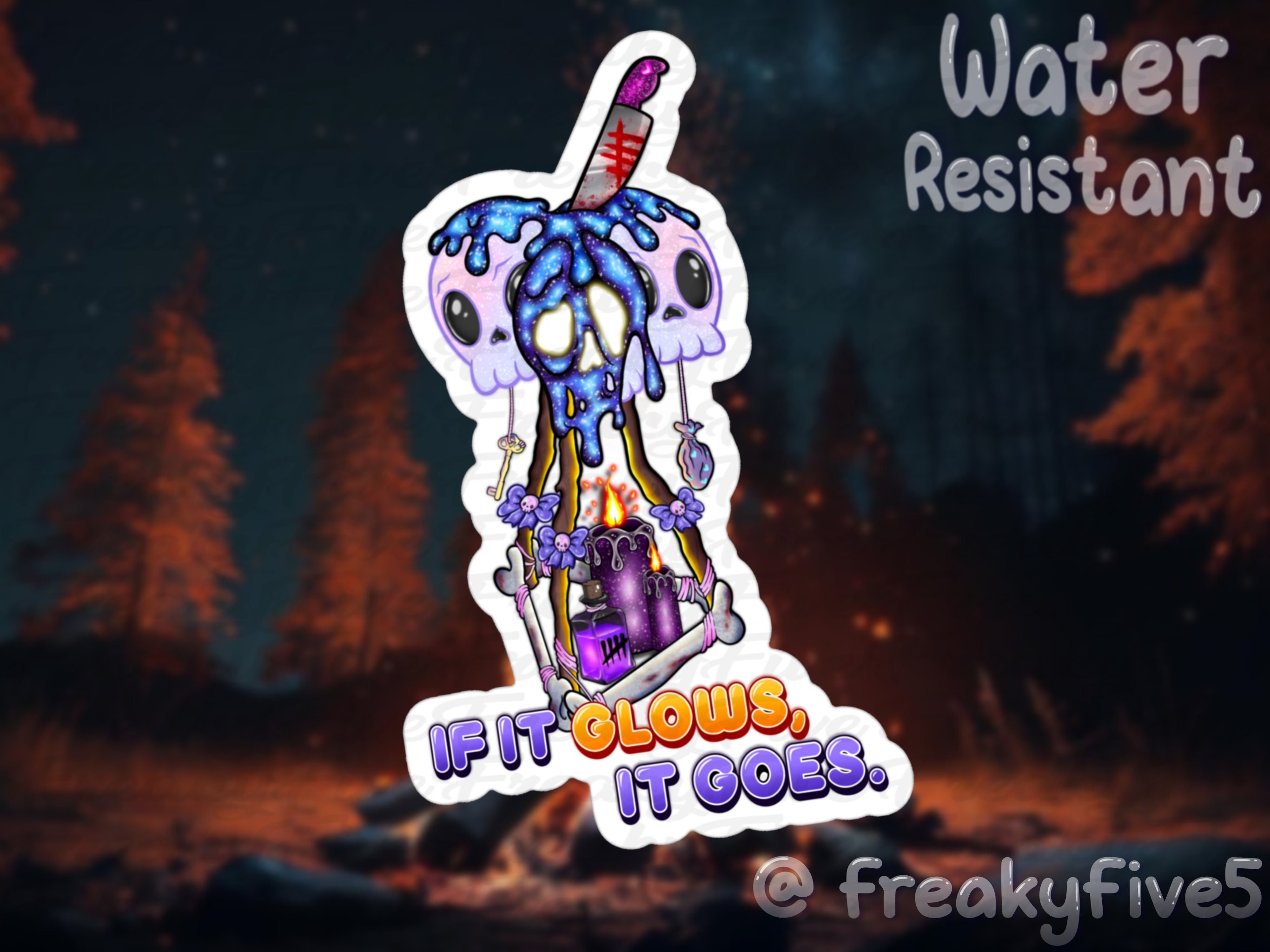 MINI Hex Totem 3 Vinyl Sticker DBD Hex Totem Sticker - Etsy