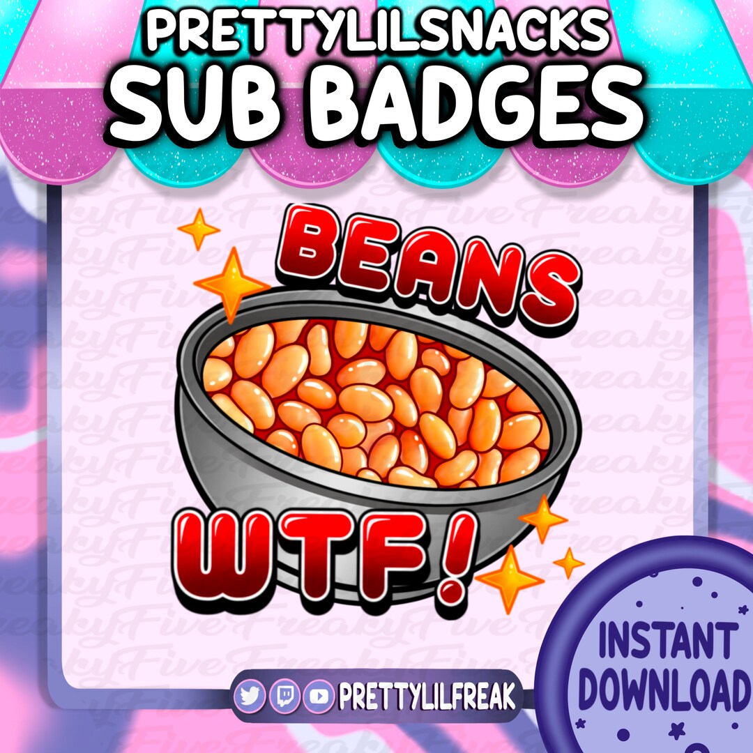 Hilarious Baked Bean Emote for Twitch and Discord! Funny Emotes | Baked ...