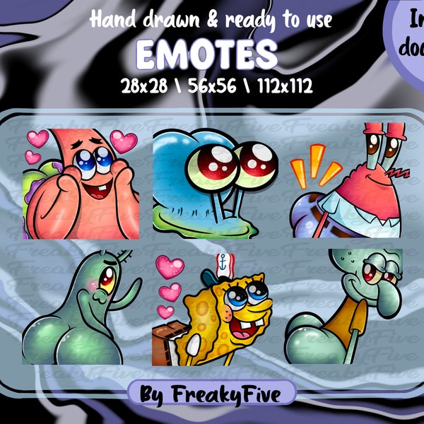 Squid Emote - Etsy