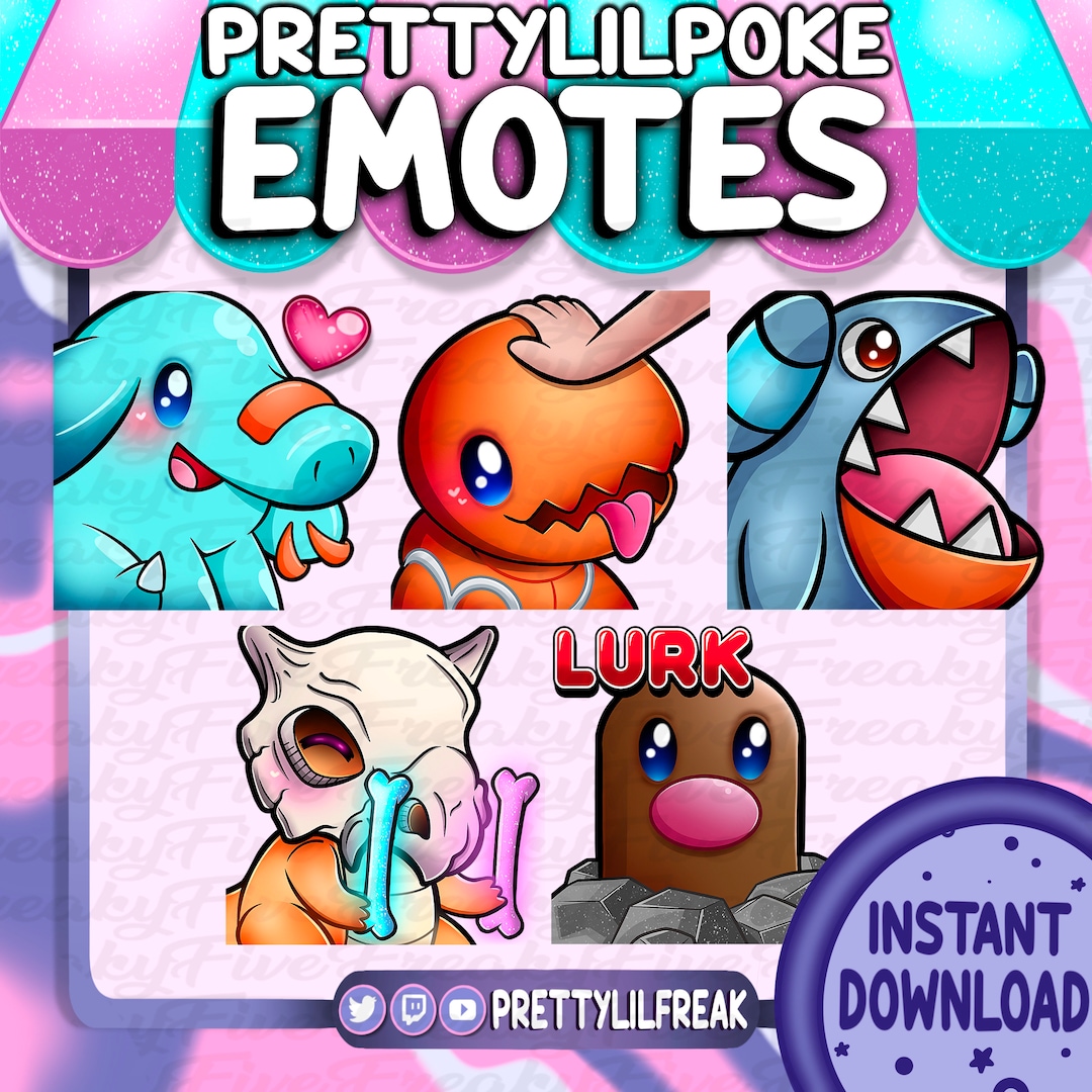 Pokemon Ground Type Emote Pack for Twitch and Discord! Pokemon Emote ...
