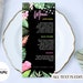 Colorful Tropical Menu Card Template, Editable Hawaii Themed Menu Cards ...