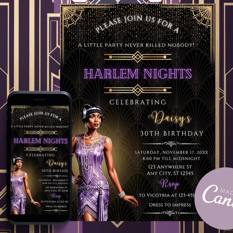 Roaring 20s Invite - Etsy