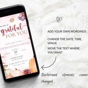 Editable Fall Thanksgiving Invitation, Pumpkin Friendsgiving, Canva ...