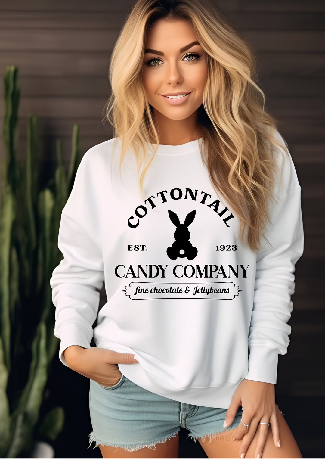 Easter Outfit Family Matching Sweaters Sweatshirts Jumpers - Cottontail ...