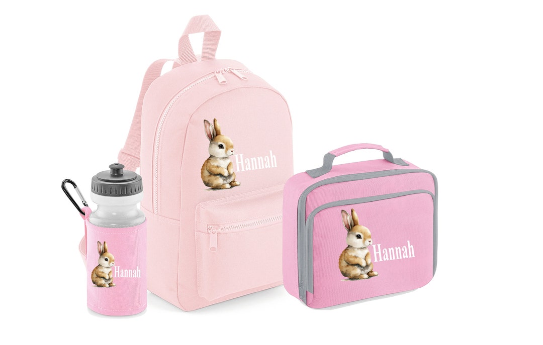 PERSONALISED: Your Name Mini Backpack Back Pack, Lunch Bag Box and ...