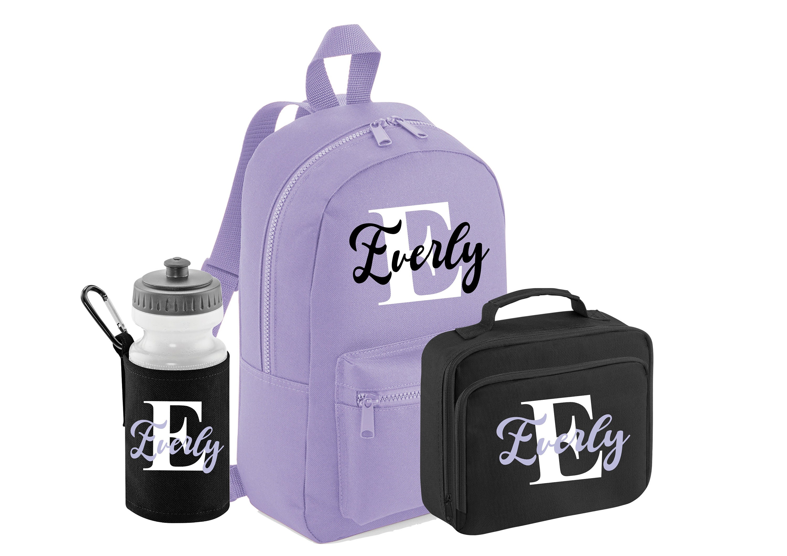 PERSONALISED: Your Name Initial Mini Backpack Back Pack - Etsy