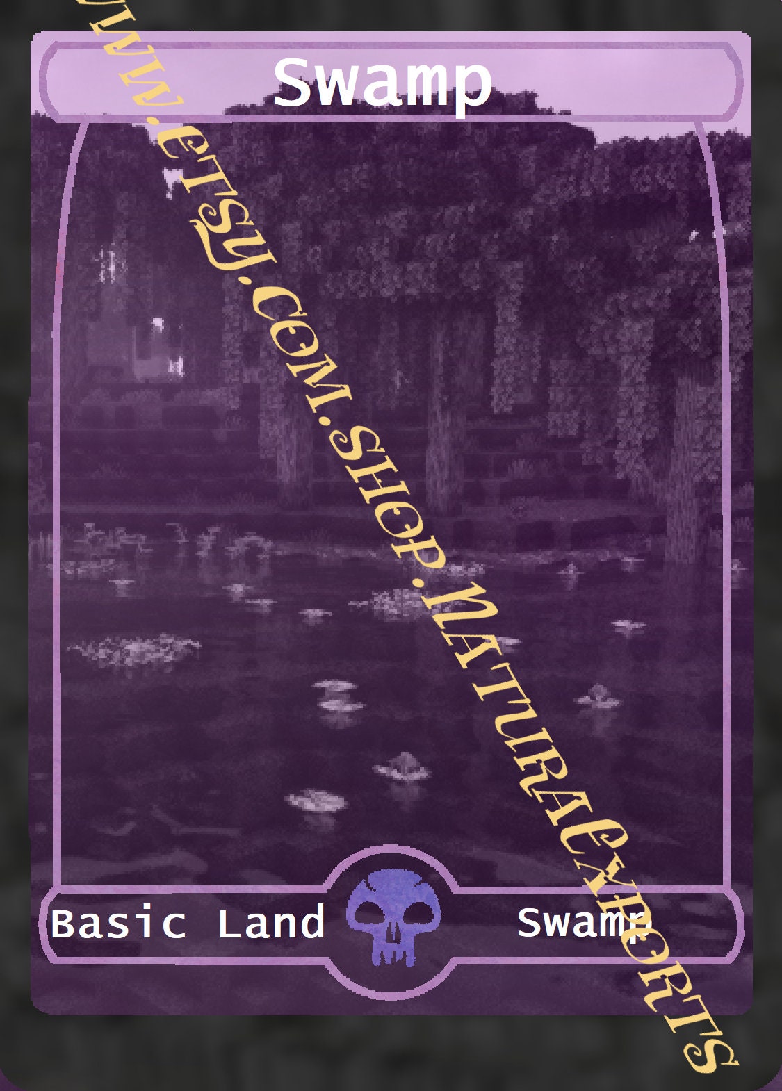 Minecraft Basic-land Full Art Proxies | Etsy