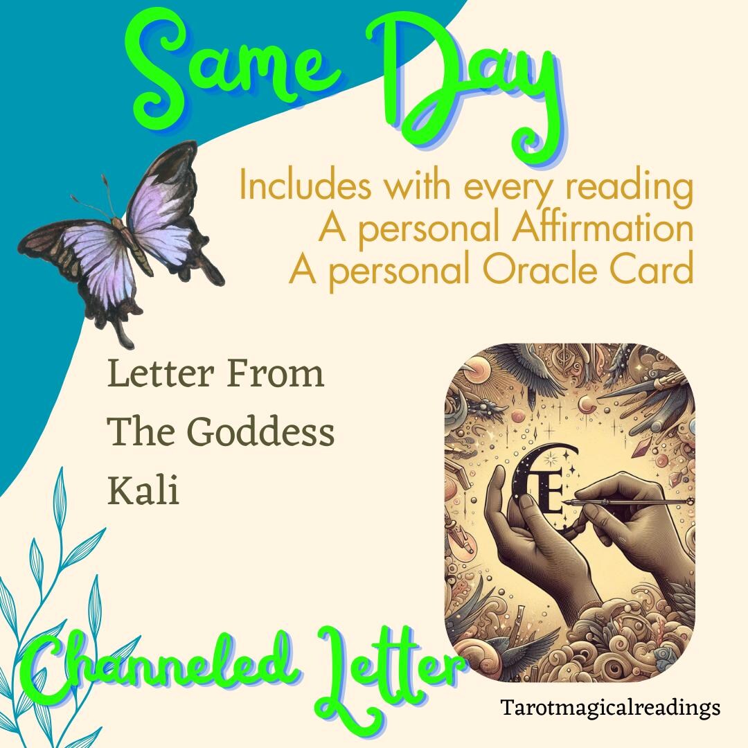 Letter From the Goddess Kali What is Her Message Gift Personal ...