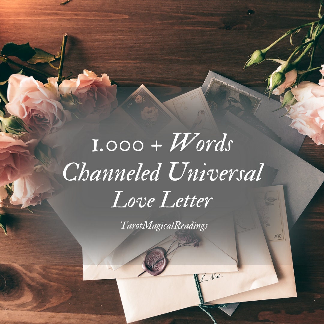 Telepathic Love Tarot: Instant 1000 Word Love Letter - Etsy