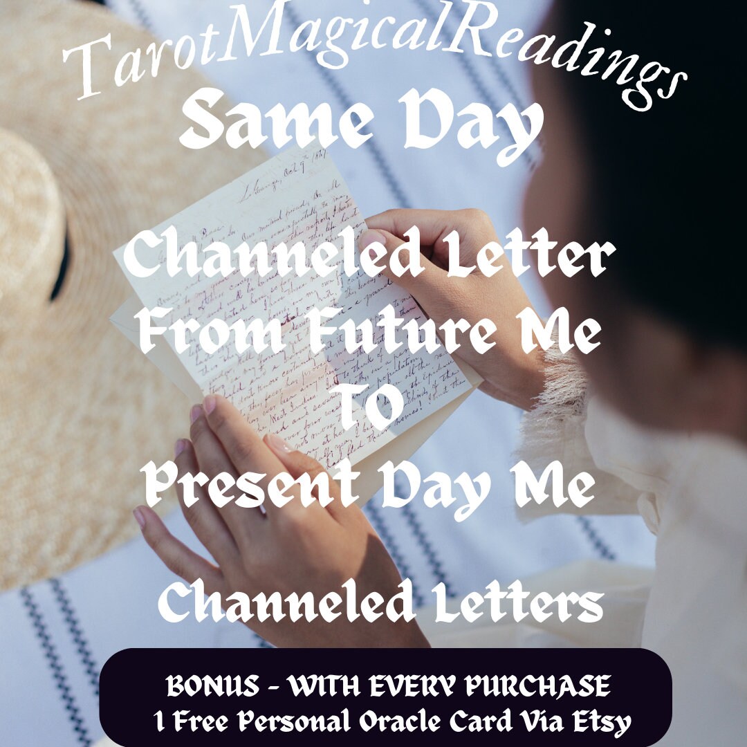 Channeled Letter From Your Future Person Psychic Love Channeling ...