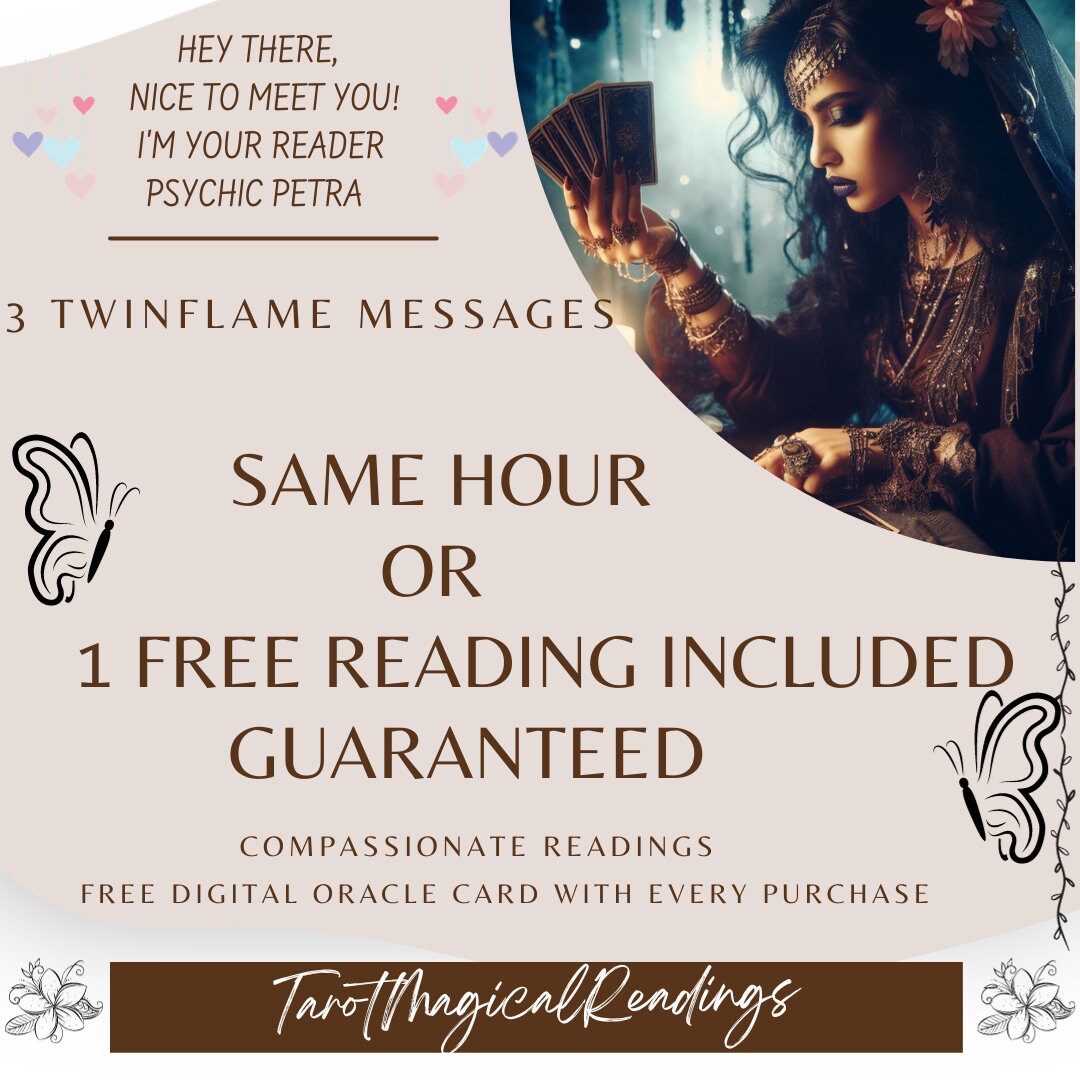 3 Twin Flame Messages for Spiritual Connection Instant - Etsy