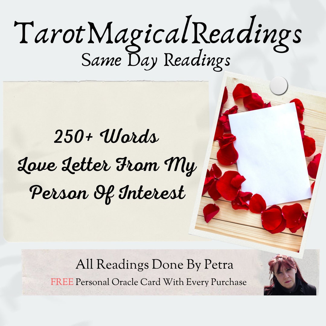DIVINATION Channeled Love Letter Psychic Reading - Etsy Nederland