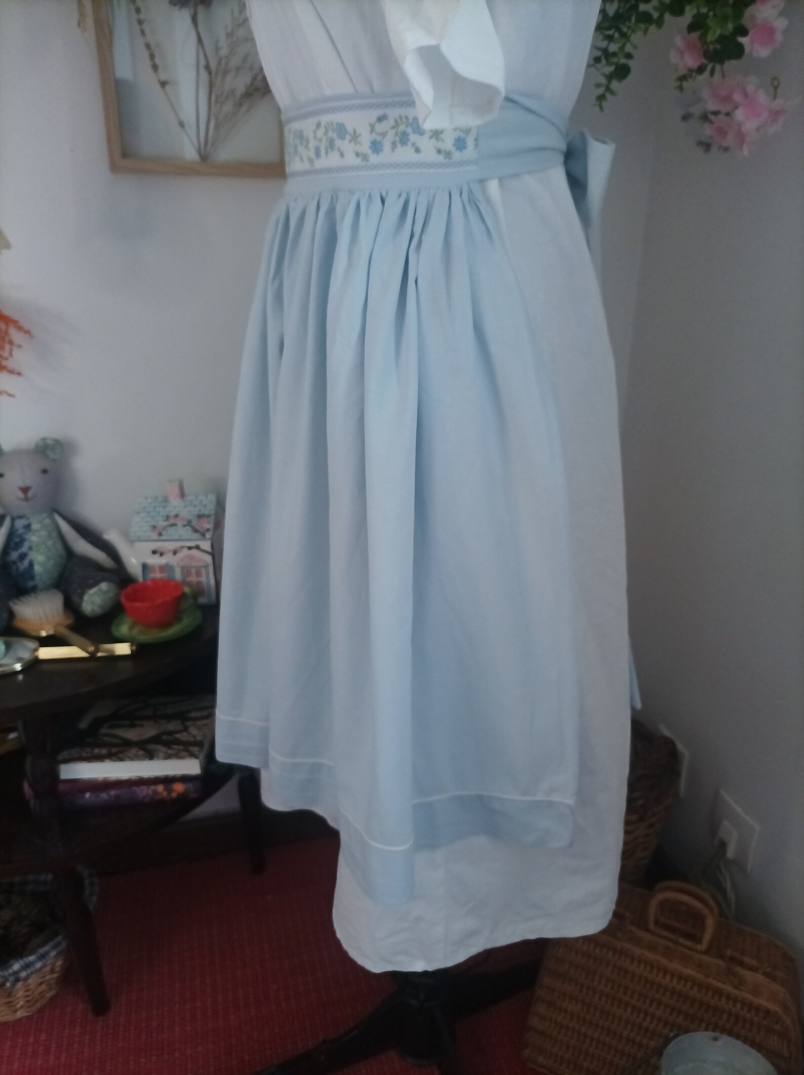 Cottage Core Apron, Over Dress, Decorative Apron, Floral Apron - Etsy