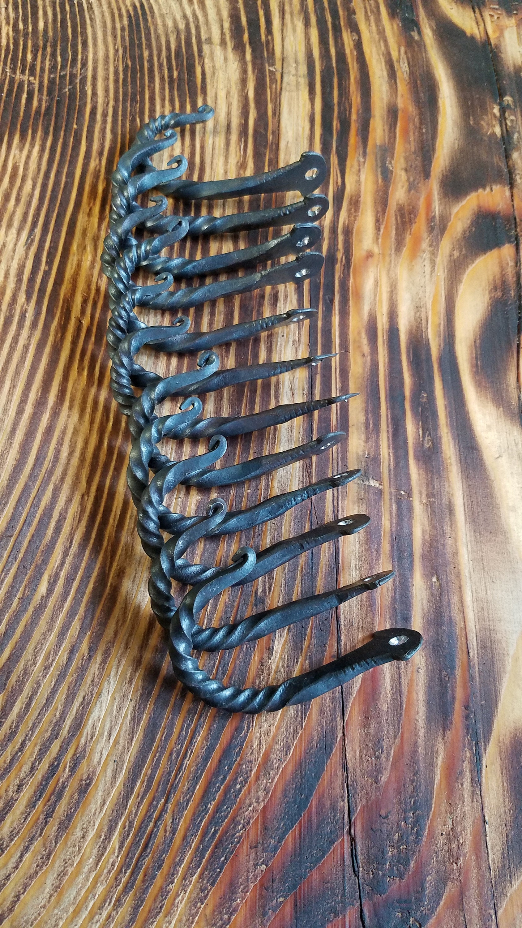 Hand Forged Hooks - Etsy
