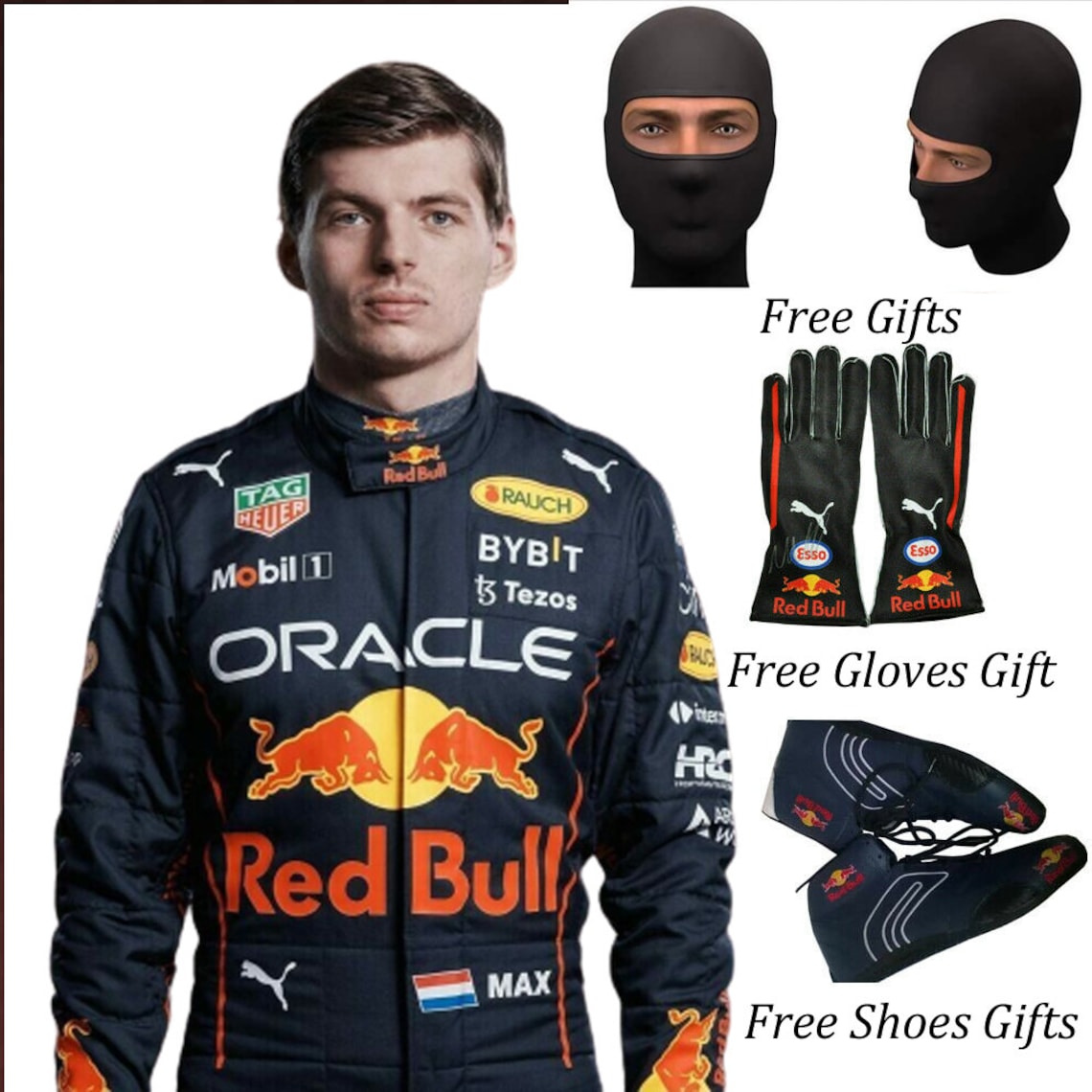 Red Bull Go Kart F1 Racing Suits New Max Verstappen 2022 Go - Etsy