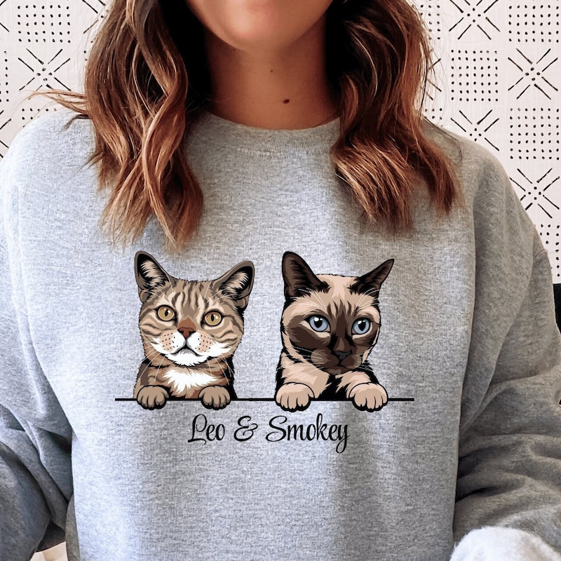 Custom Cat Shirt - Etsy