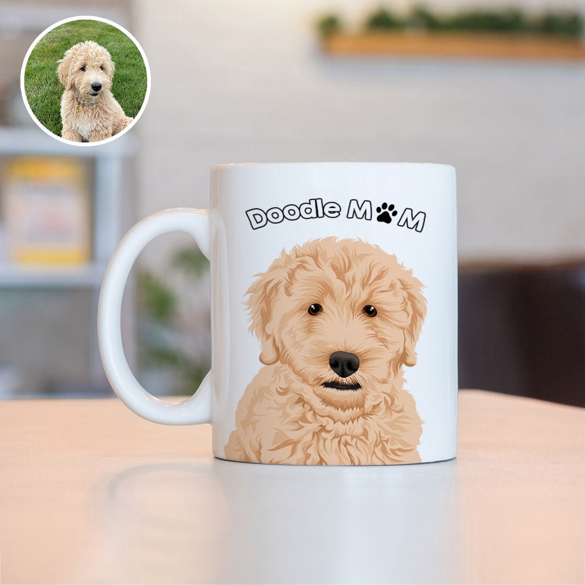 Custom Pet Mug Using Pet Photo, Personalized Pet Mug, Dog Coffee Mug ...