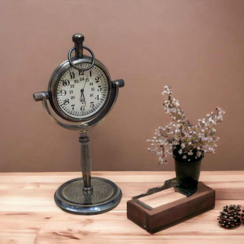 Vintage Desk Clock - Etsy