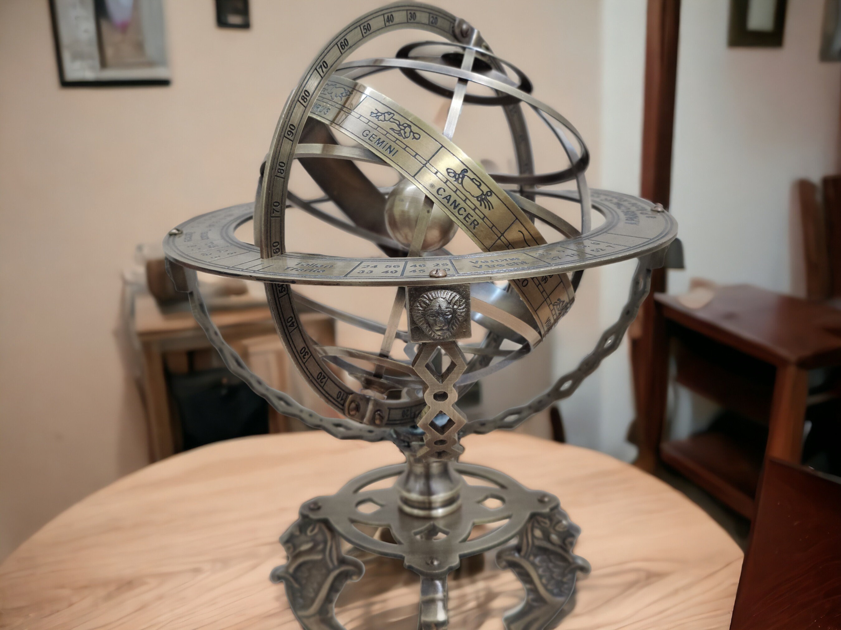 18'' Inch Large Brass Armillary Sphere With Working - Etsy