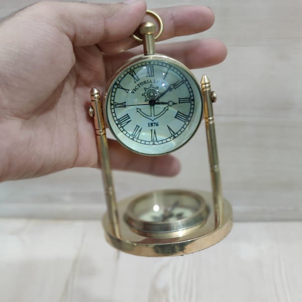 Vintage Desk Clock - Etsy