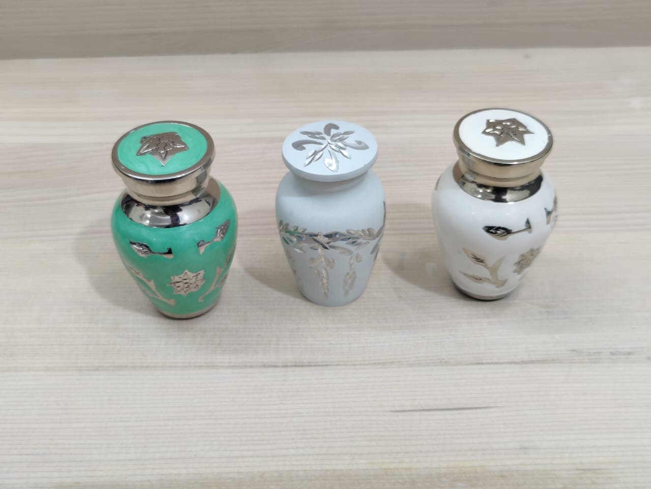 3 Mini Urns Small Keepsake Urn for Human Ashes Cremation Keepsake Urn ...