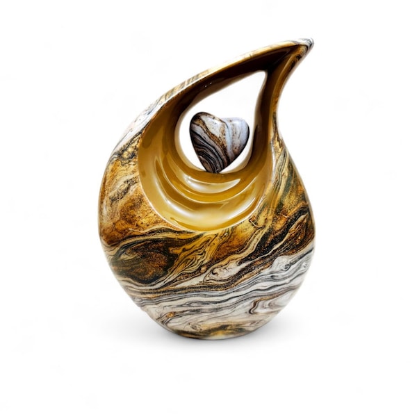 Wooden Teardrop Urn - Etsy