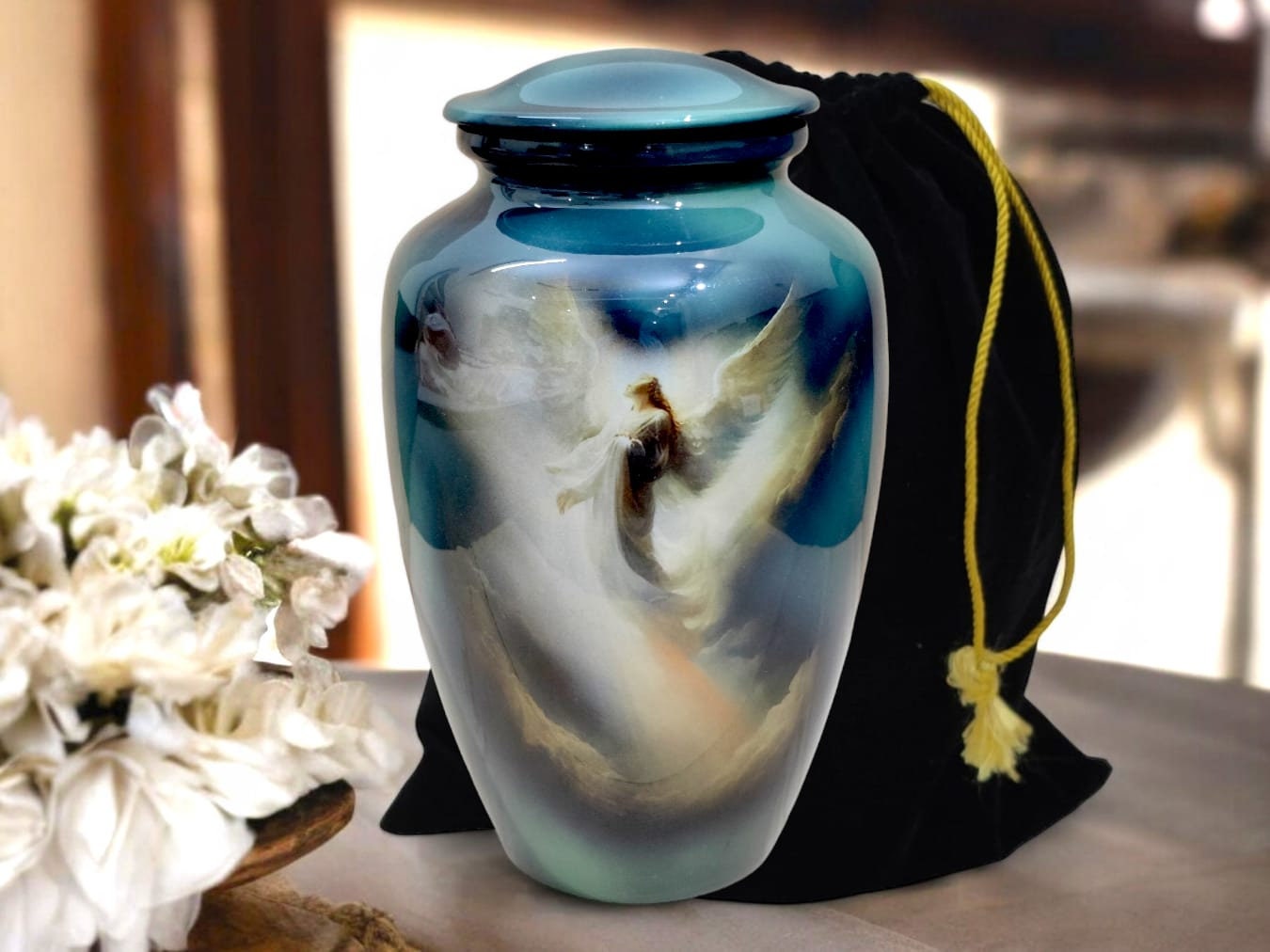 Angel Urn, Angel Cremation Urn, Funeral and Memorial Burial Urn for ...