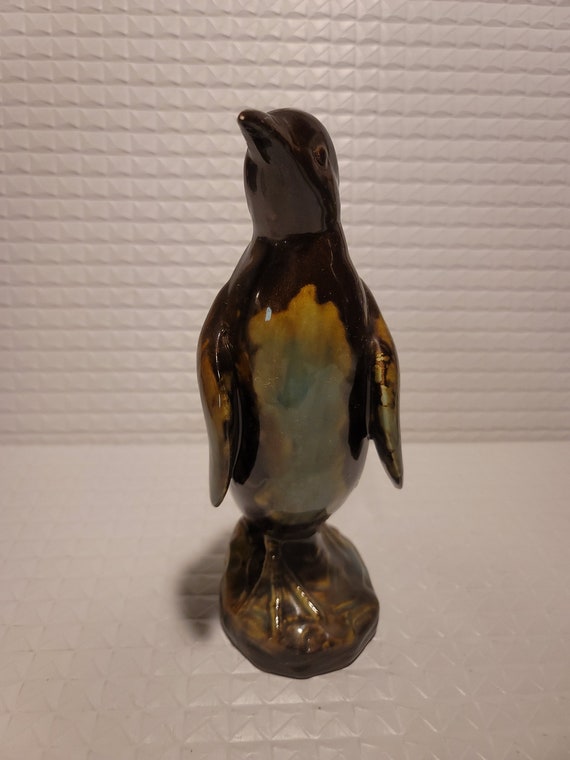 Penguin Porcelain Sculpture Vintage Enchanto Pottery | Etsy