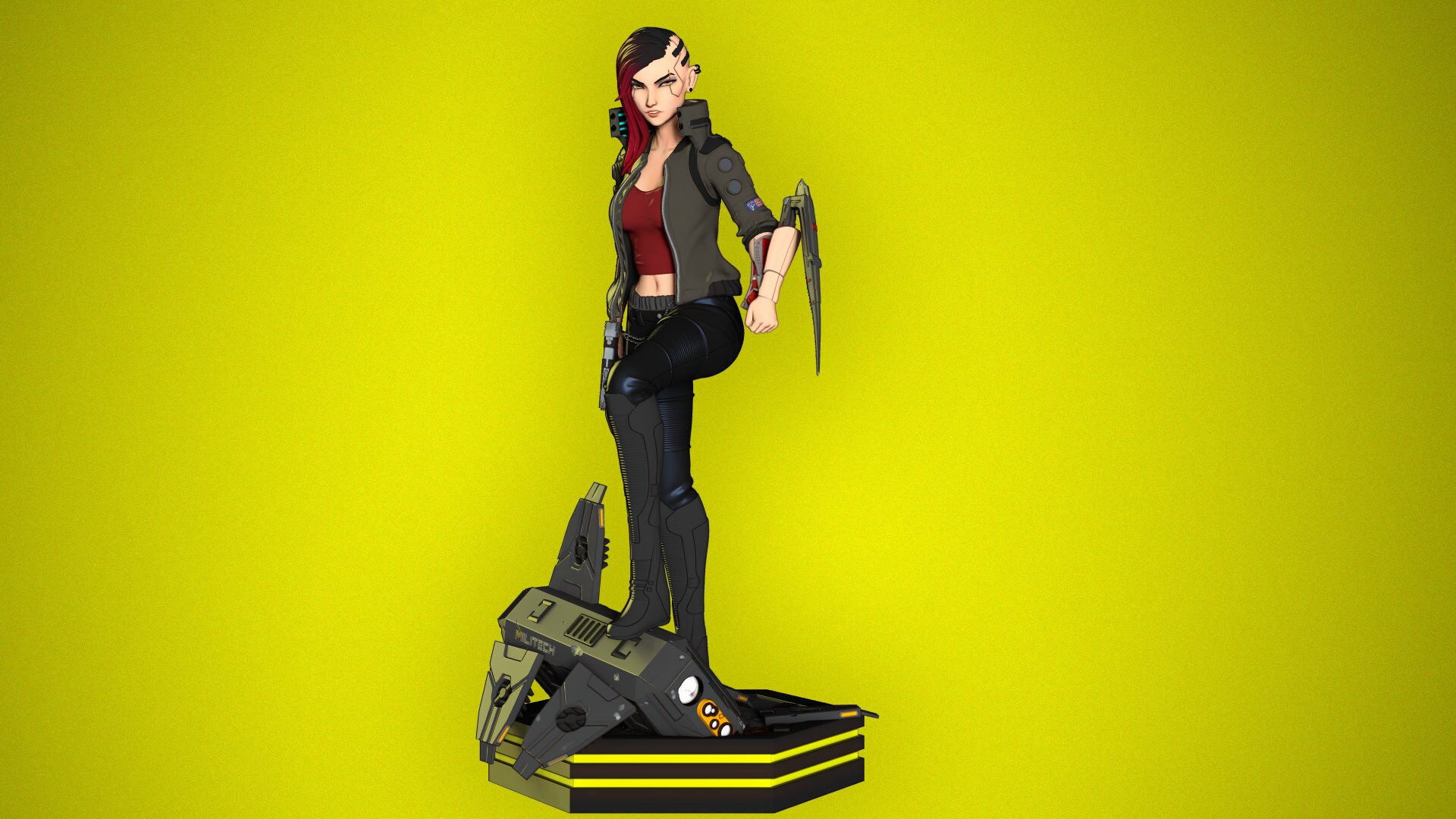 V Cyberpunk 2077 3D Print STL STL Files - Etsy Singapore