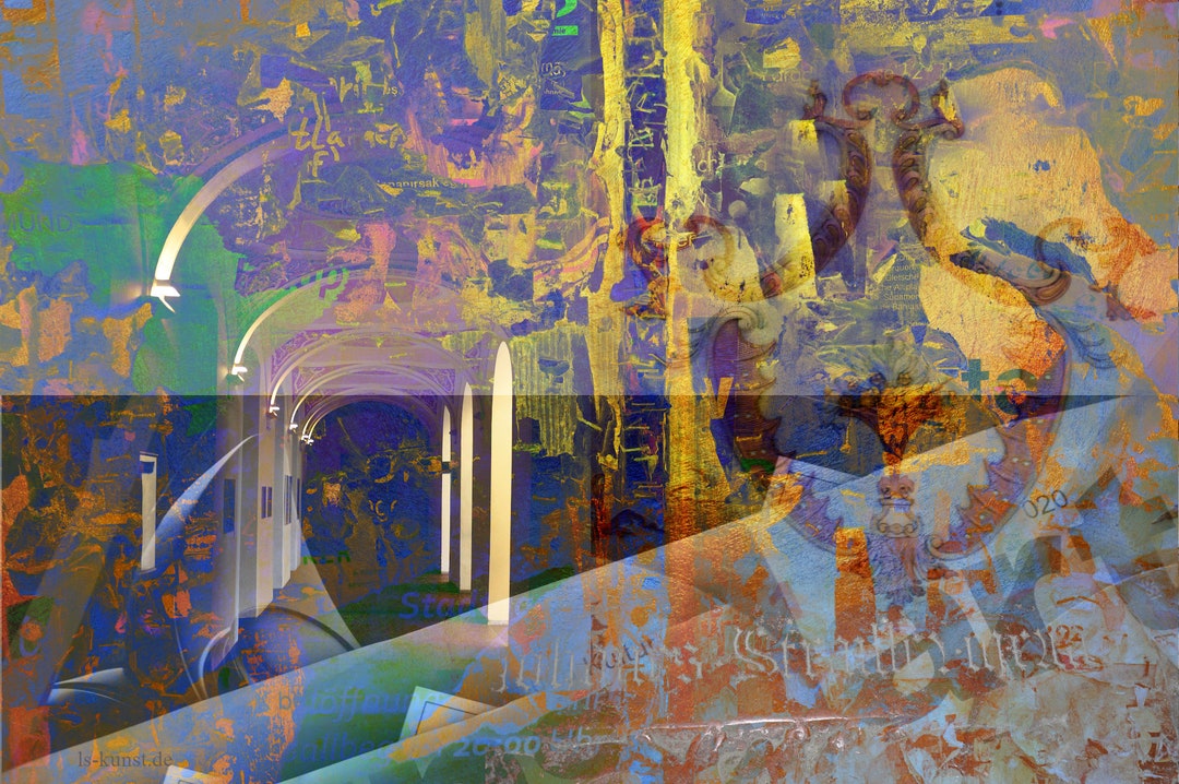 Abstract Baroque, FRESCO Collage of Art Photography for Individual ...