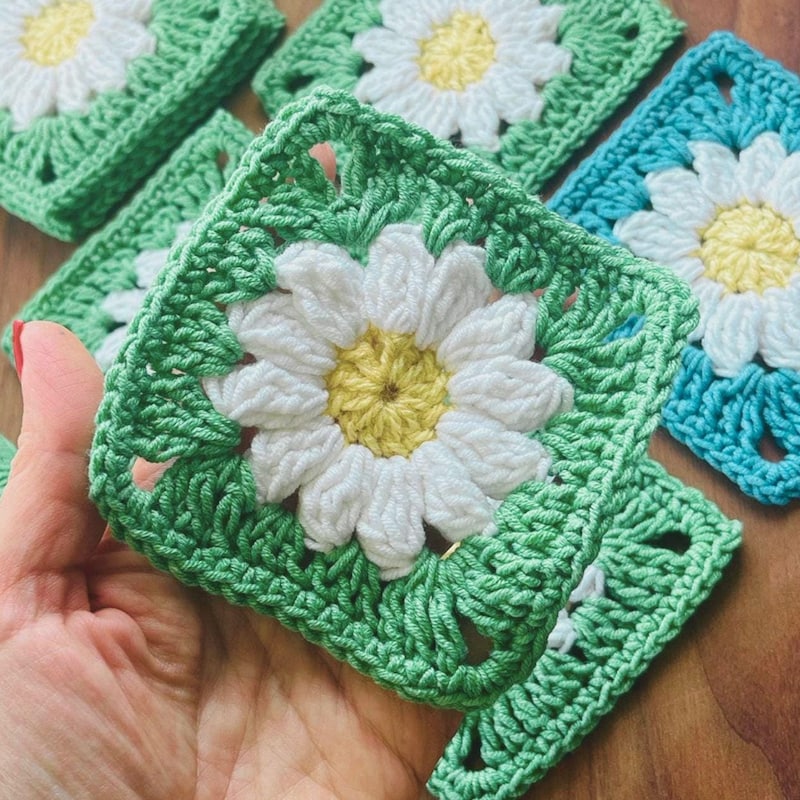 Häkeldecke usa granny square - Etsy.de