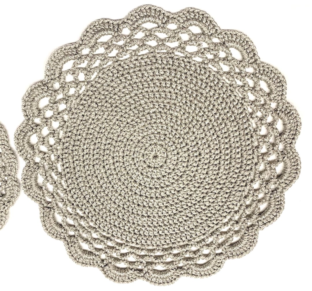 Easy Crochet Placemat Pattern Beginner Crochet Pdf Drink Coaster ...