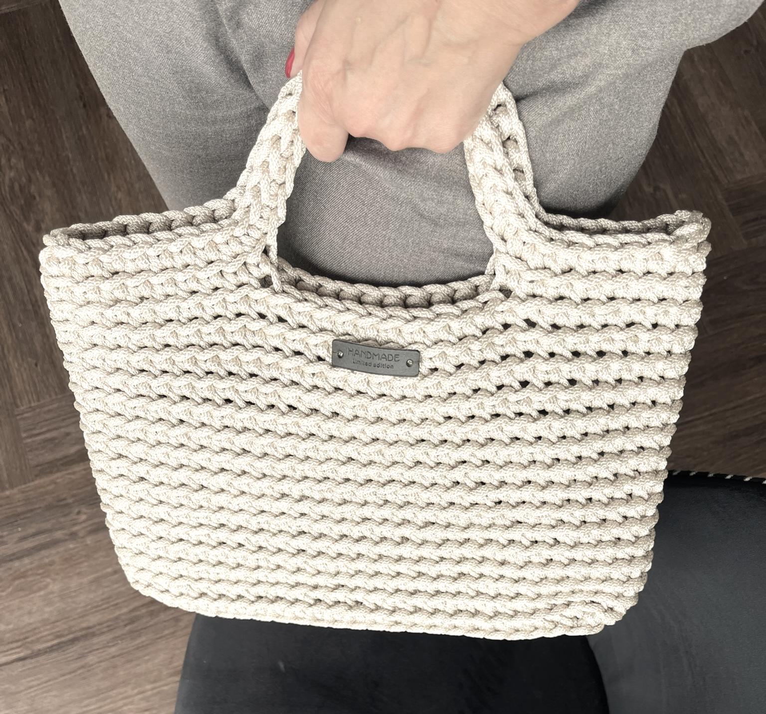 Chunky Crochet Bag Pattern: Easy Tote, Reusable Grocery Bag (beginner ...
