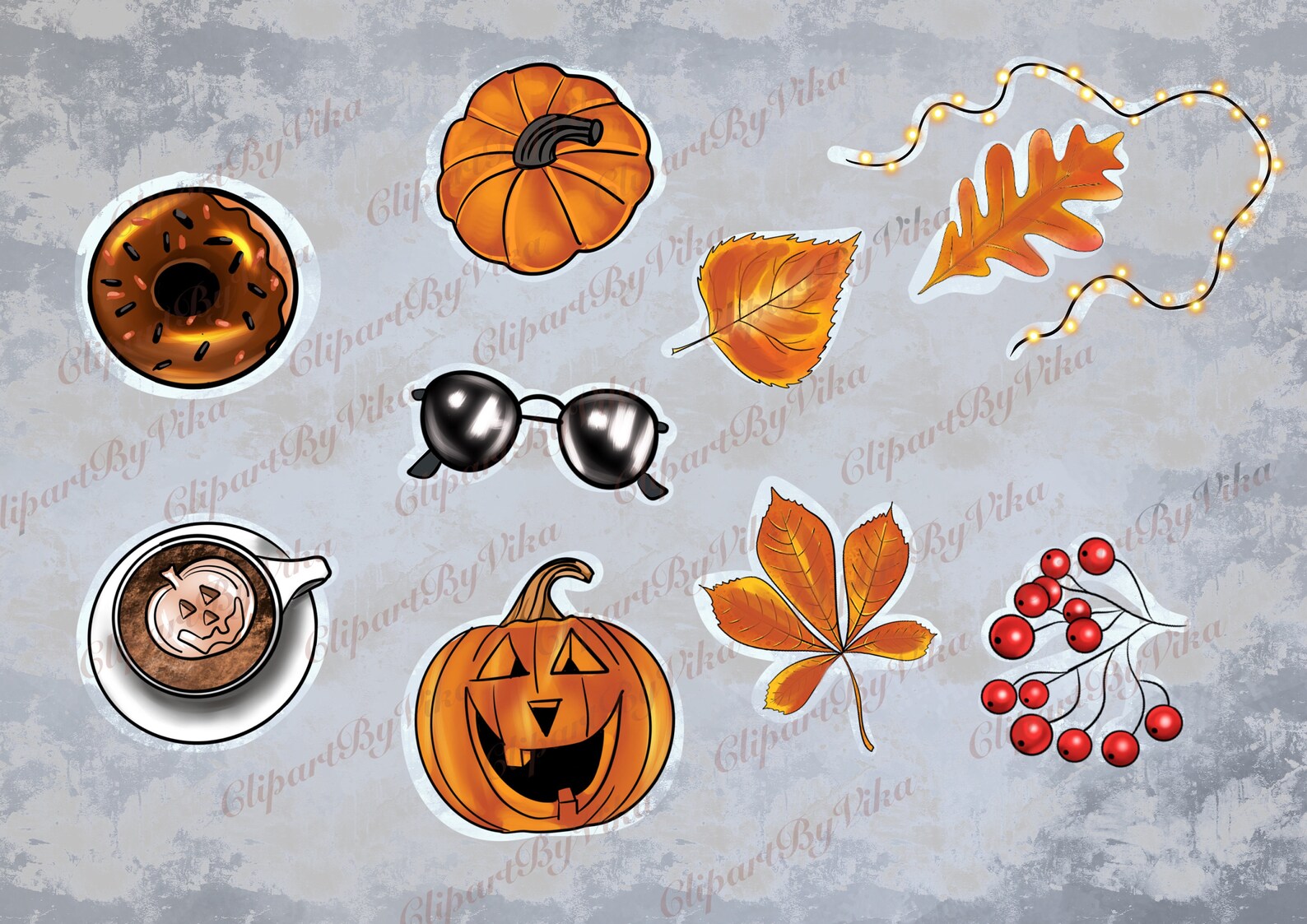 Autumn Clipart Autumn Png Files Hello Autumn Png Fall - Etsy