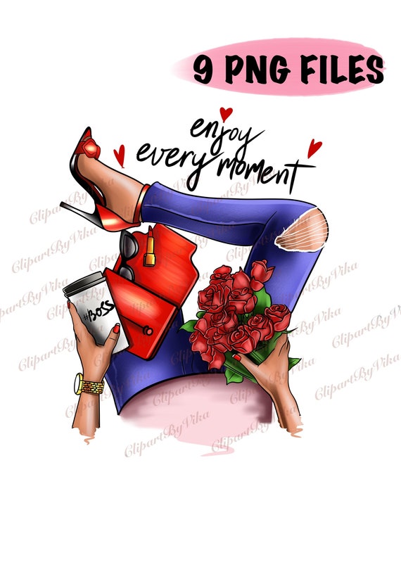 Fashion Illustration Fashion Girl Clipart Fashion Clipart Etsy