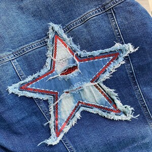 Jacket Patches, Embroidered Patches, Star Patch, Angel Wings Patch ...
