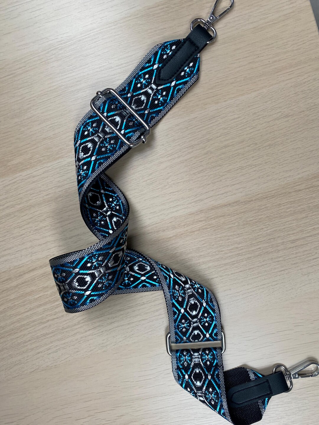 Ethnic Pattern Bag Strap, Crossbody Strap, Adjustable Strap, Webbing ...
