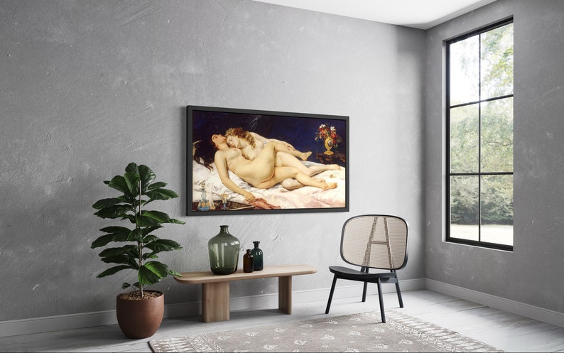 Gustave Courbet the Sleepers 1866 Reproduction Art - Etsy