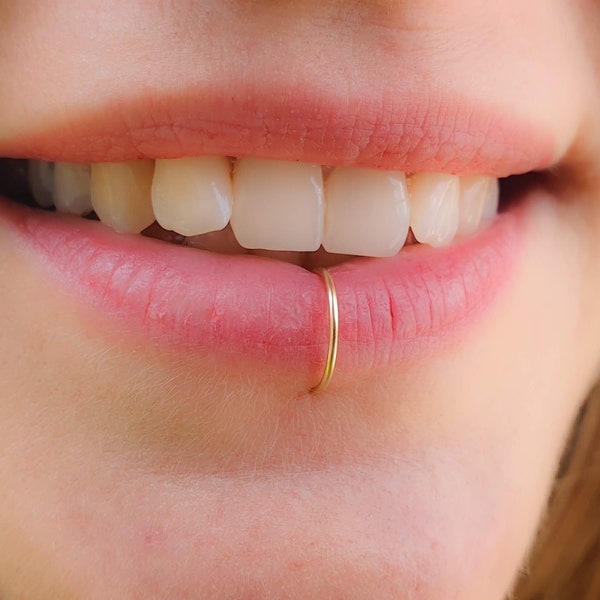 Fake Lip Ring - Etsy
