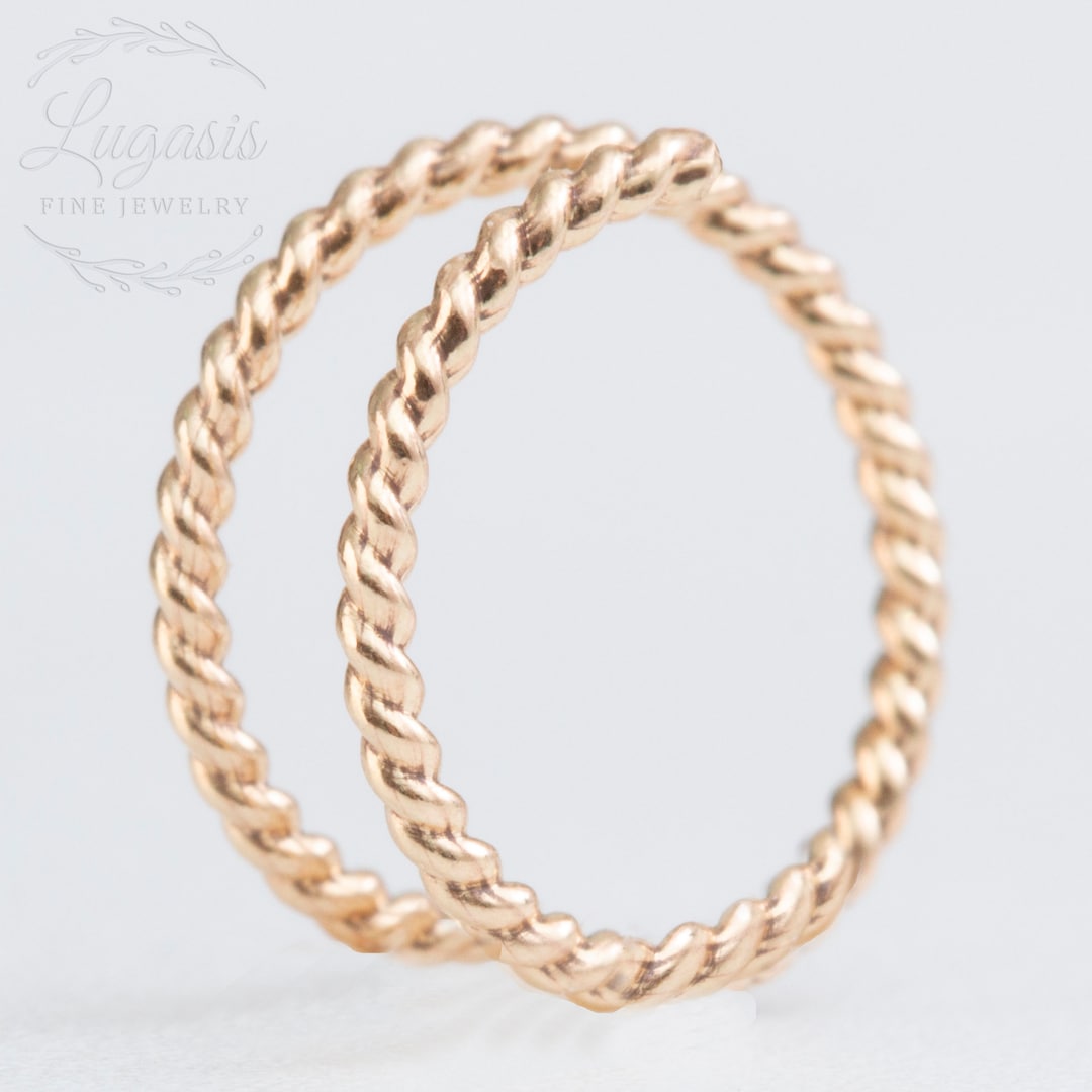 14K Gold Filled Spiral Nose Ring Hoop for Women - Twisted 20 Gauge ...