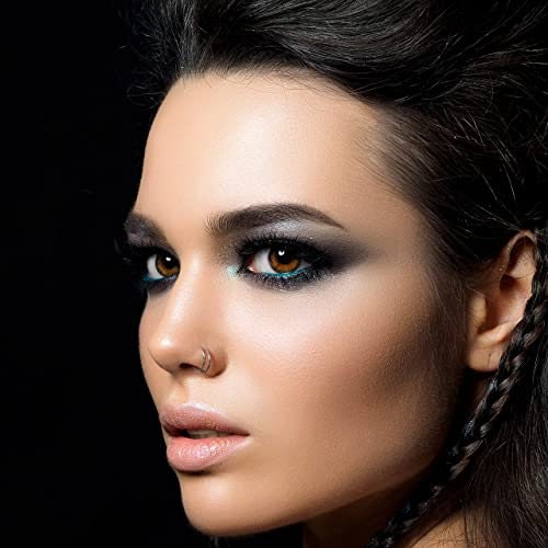 Spiral Silver Nose Ring Hoop for Women - 925 Sterling Silver 20 Gauge ...