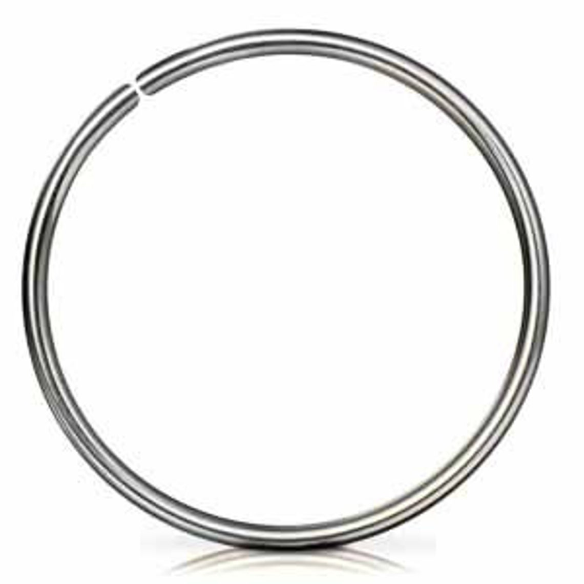 Silver Septum Hoop Snug Septum Jewelry 20 Gauge Silver - Etsy