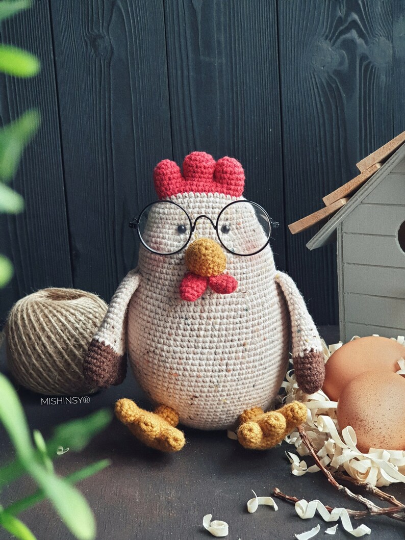 Amigurumi Crochet Pattern Funny Chicken Pattern PDF - Etsy