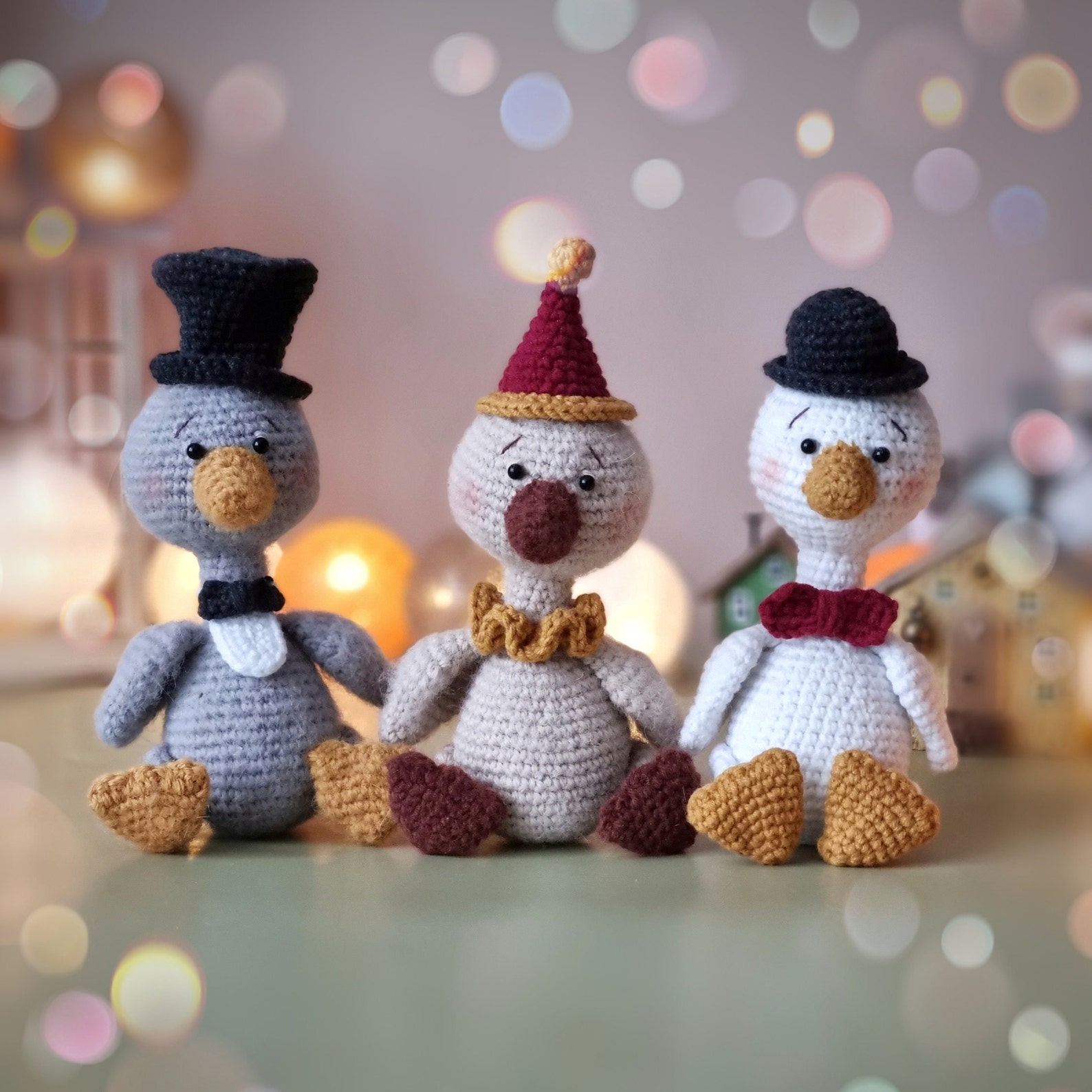 PDF Geese CROCHET PATTERN 3 in 1 Amigurumi Goose - Etsy