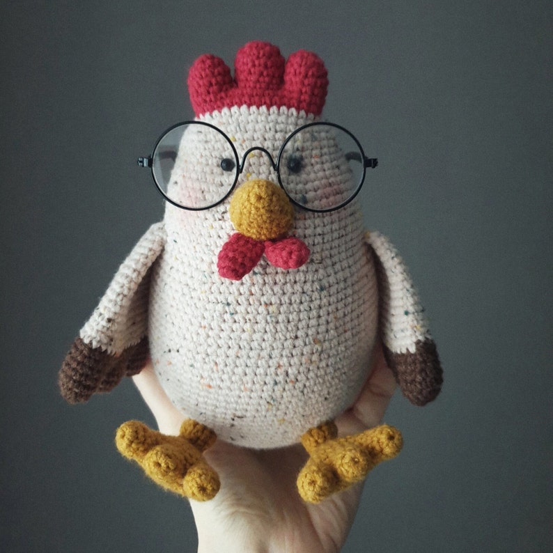 Amigurumi Chicken Crochet Pattern: Funny Hen (PDF) - Etsy