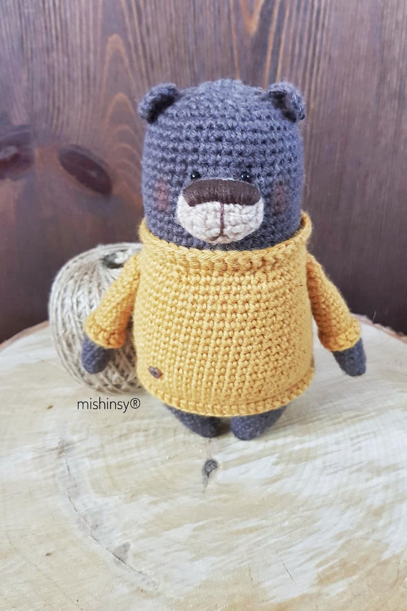 Crochet Bear Amigurumi Pattern: Teddy Bear Tutorial (PDF) - Etsy