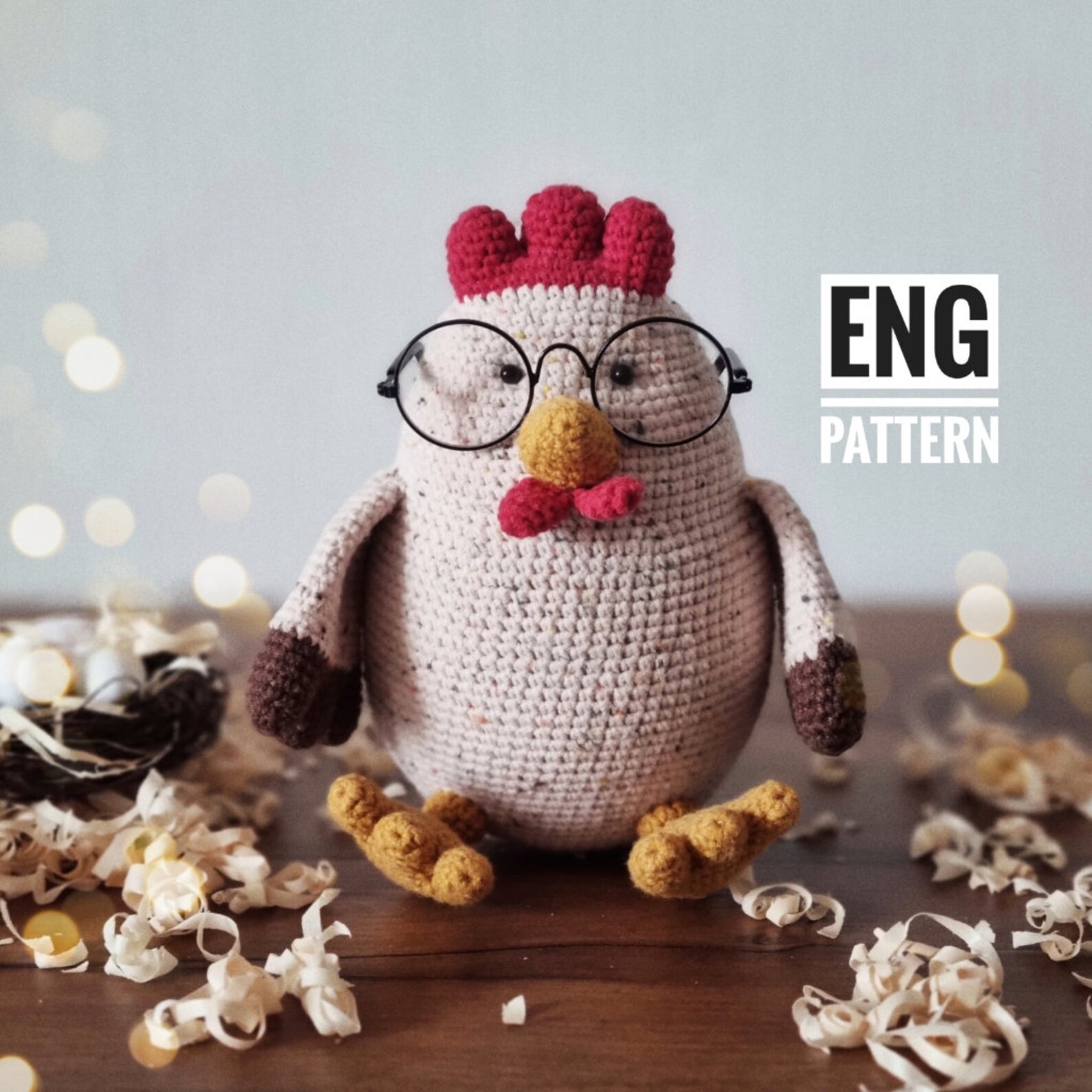 Amigurumi Crochet Pattern Funny Chicken Pattern PDF - Etsy